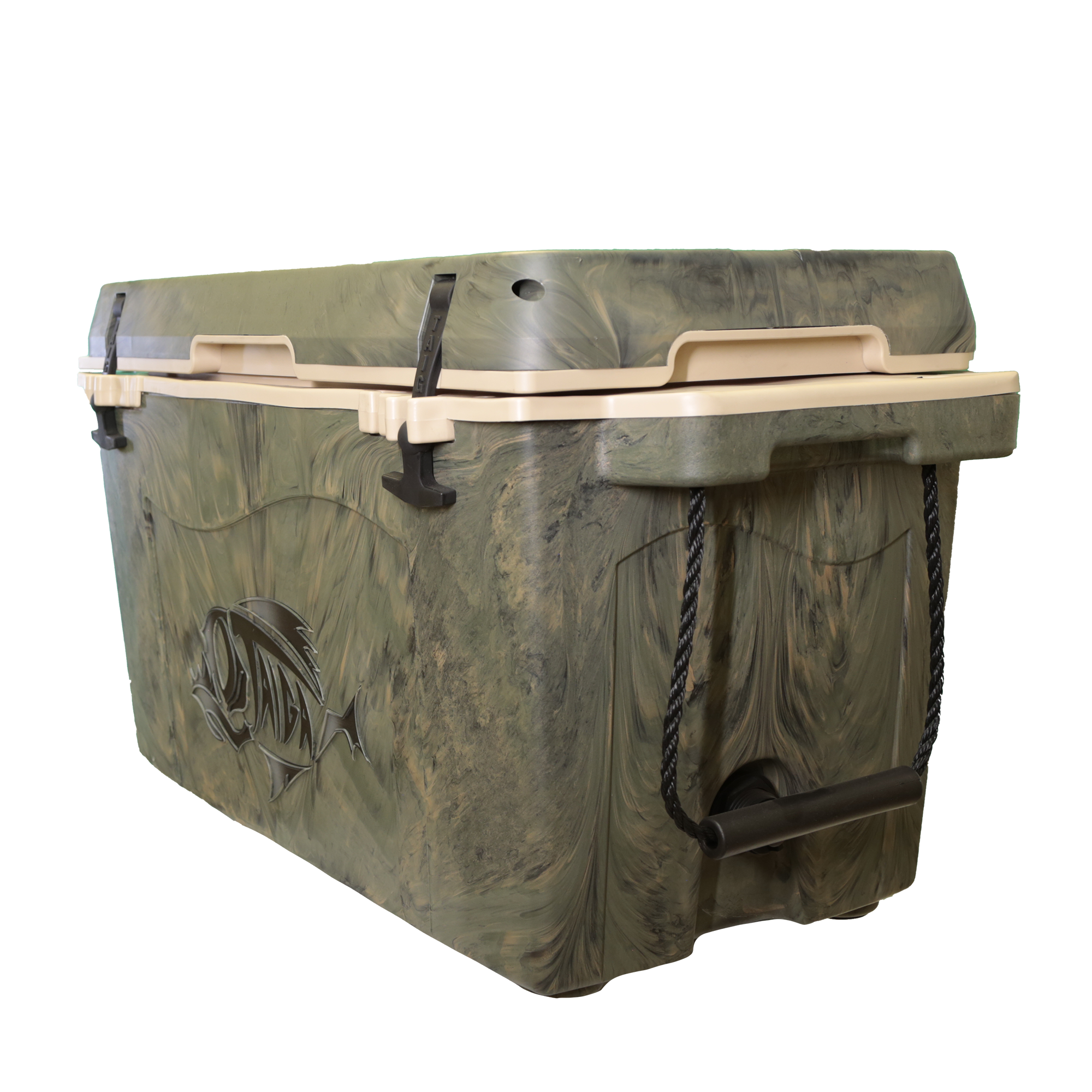 Taiga 55 Qt Woodland Camo Cooler | Large American-Made Ice Chest ...