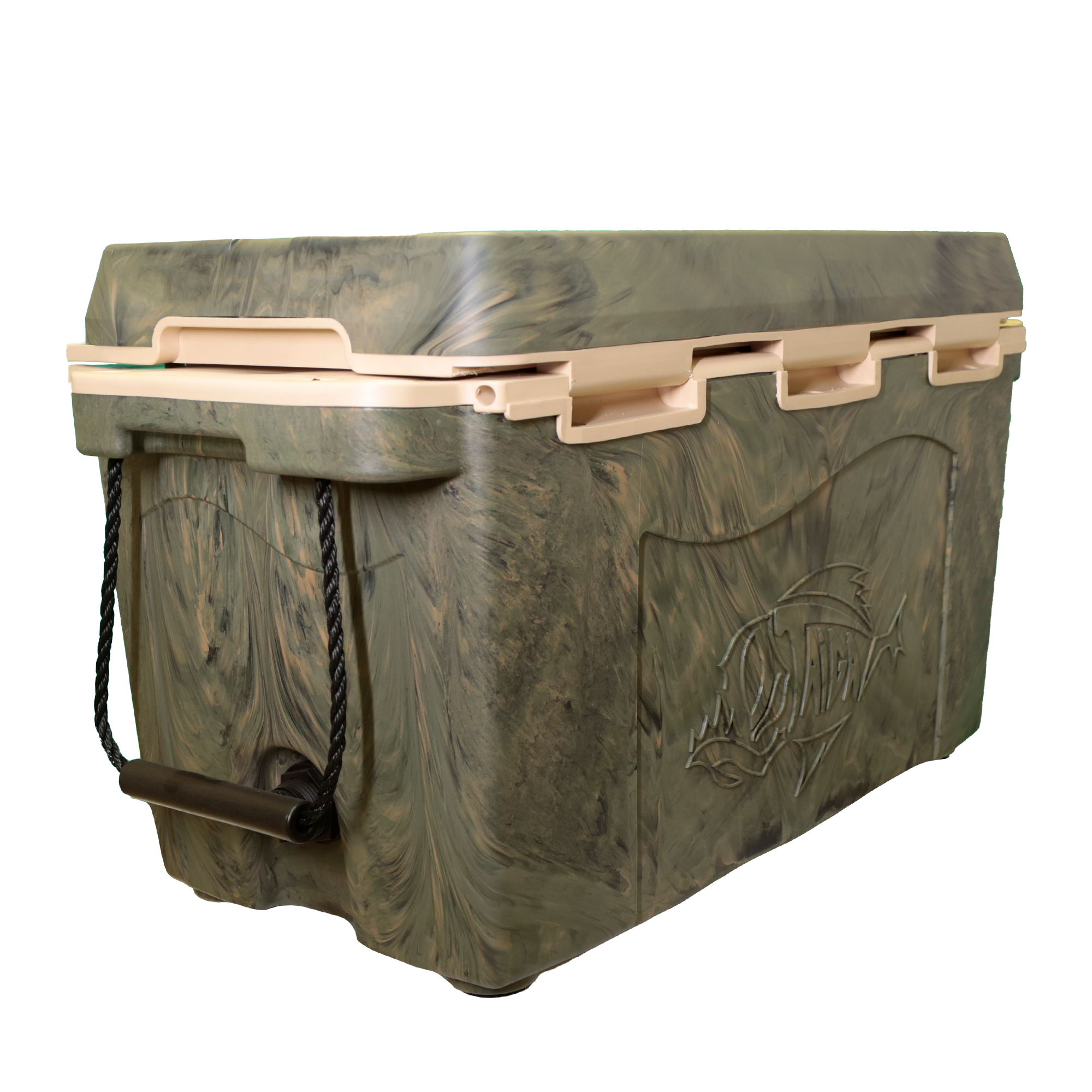Taiga 55 Qt Woodland Camo Cooler | Large American-Made Ice Chest ...